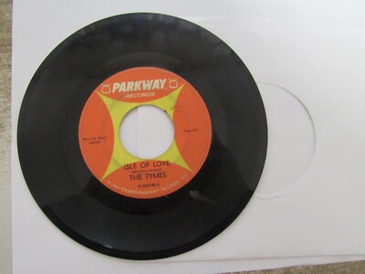 Old 45 RPM Record - Parkway P-7039-45 - Tymes - Isle of Love / I'm ...
