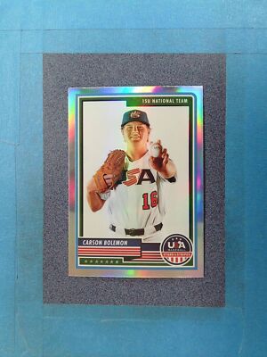 JN70) 2023 Stars & Stripes CARSON BOLEMON Silver National Team USA #22 ...