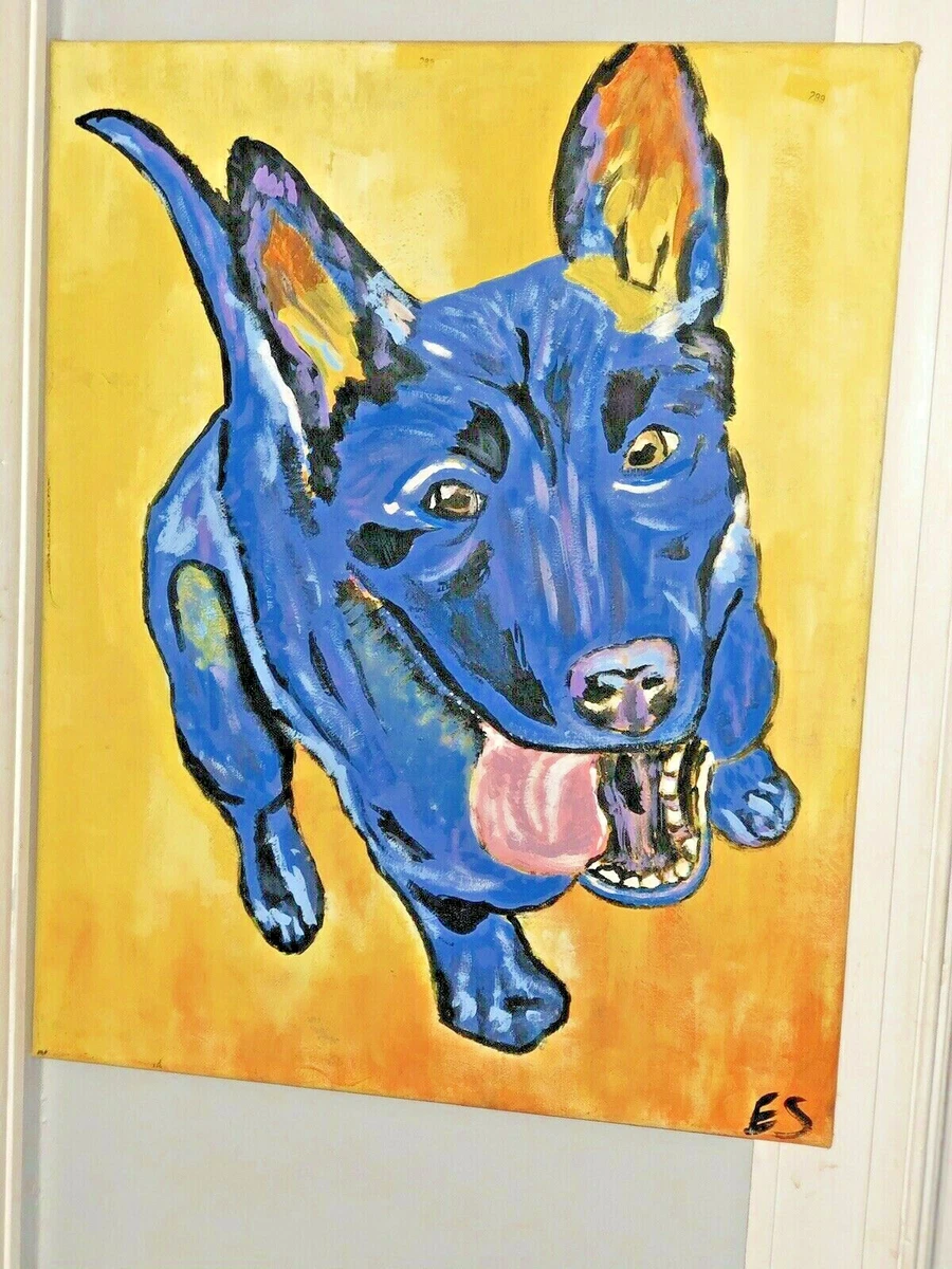 Famous Blue Dog Painting