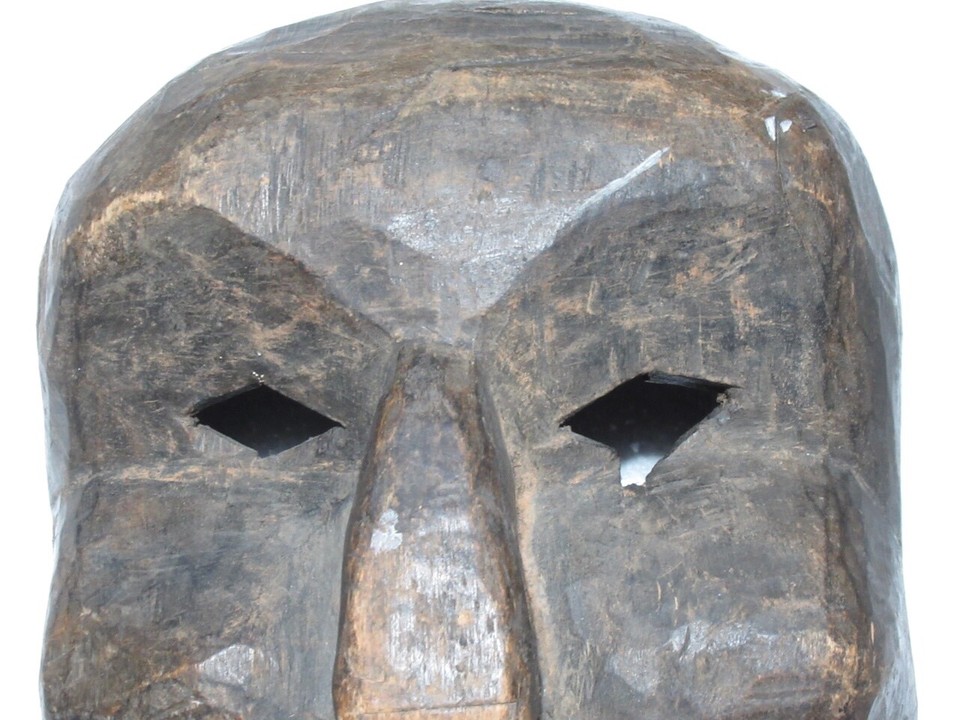 Large Old Gurung or Magar Carved Shamanic Mask Nepal Asian | eBay