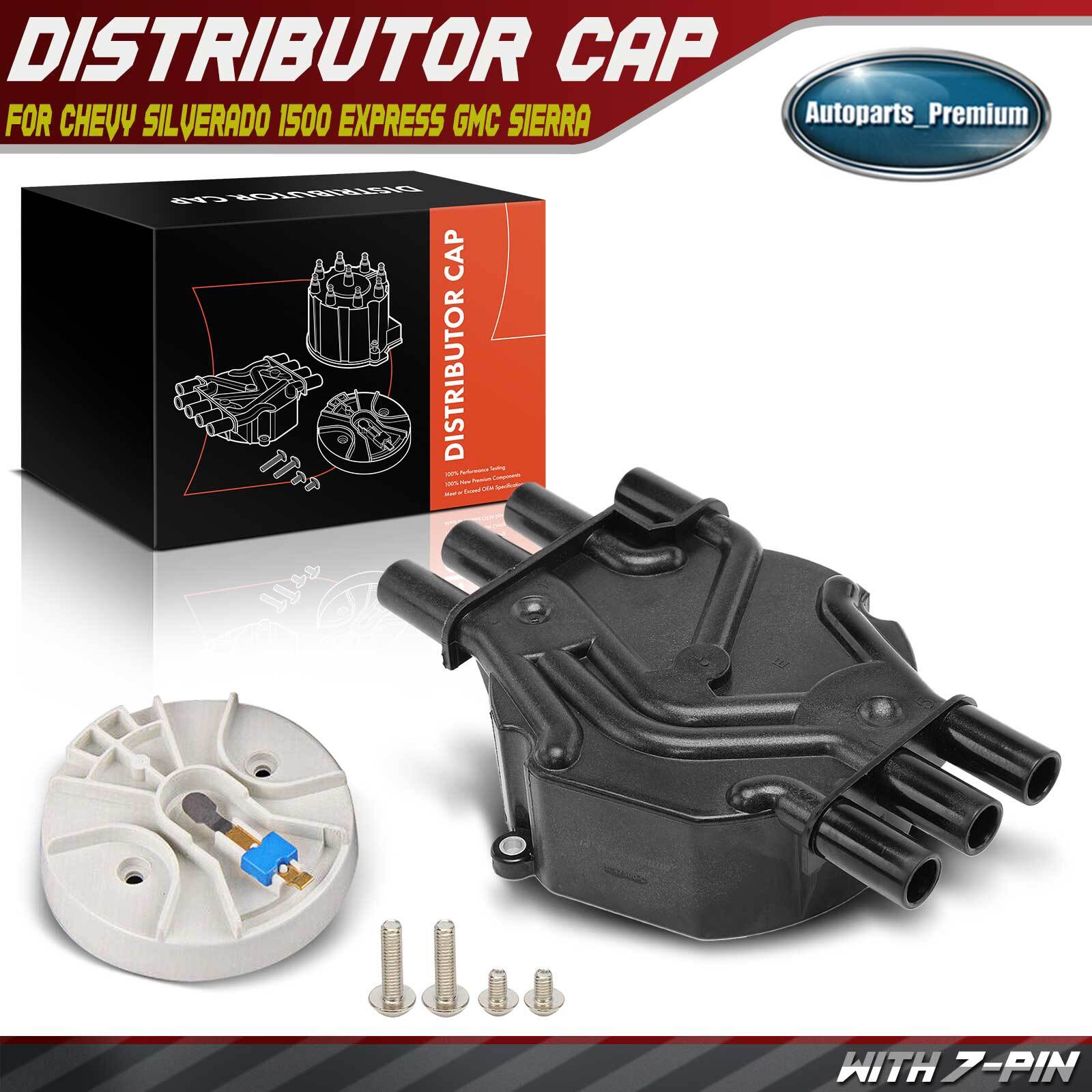 Distributor Cap for Chevy Silverado 1500 Express 2500 GMC Sierra 1500 ...