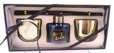 Kmart Mini Candles & Diffuser Set Blackcurrant Fragrance | eBay Australia