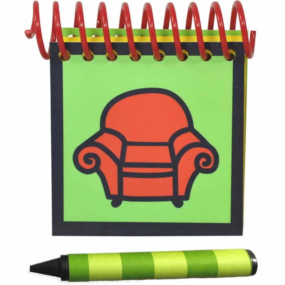 Handcrafted STEVE Handy Dandy Notebook and Crayon | eBay