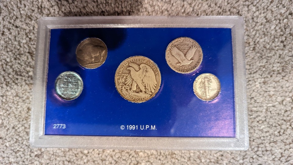 5 COIN LOT AMERICANA SERIES VANISHING CLASSICS COLLECTION 3-SILVER PCS ...