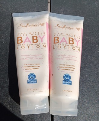 2 Shea Moisture Oat Milk & Rice Water Baby Extra Comf Lotion 8 oz (Y8 ...
