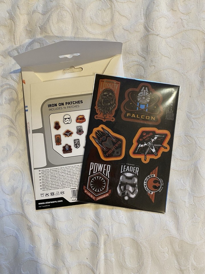 14x Disney Star Wars Iron On Patches New Unused [AA57] | eBay UK