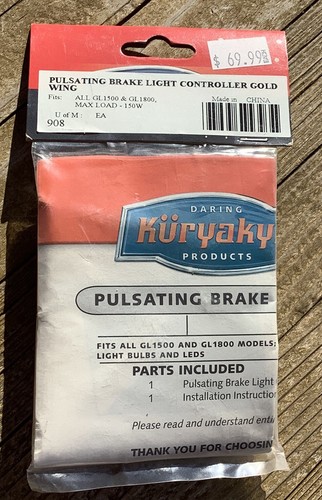 Kuryakyn 908 Universal Pulsating Brake Light Controller Honda GL1500 ...