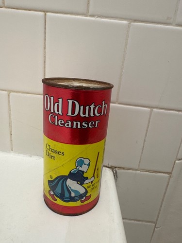 Vintage OLD DUTCH Powdered Cleanser 14 Oz. Can little hole on top Made ...
