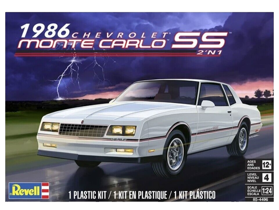 Revell 1986 Chevrolet Monte Carlo SS 2 in 1 1:24 Model Kit Car | eBay