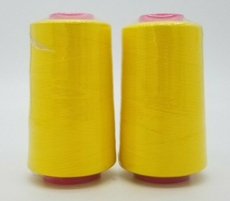 2-Pack Big Spools Sewing Serger Quilting Multi Purpose T27 Thread 6000 ...