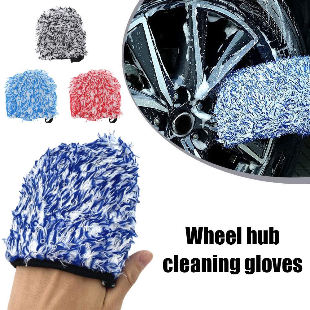 Microfiber Wheel Detailer Wash Glove Super Soft Car Tool Detailing ...