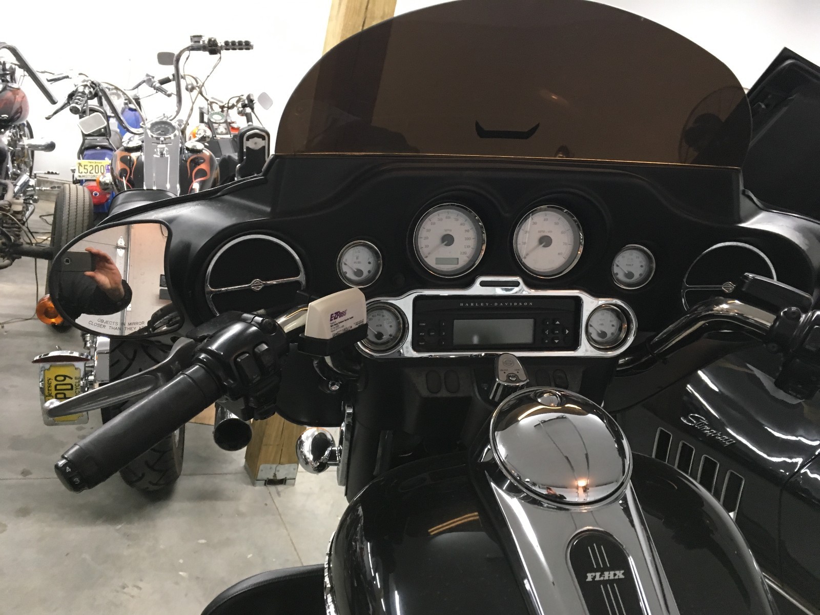 EZ Pass Motorcycle Holder handle bar clamp 1 1/4 inch | eBay