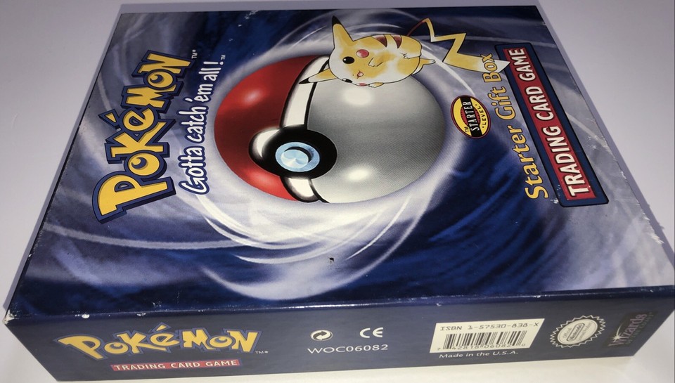 Original 1999 Pokemon Trading Card Game Starter Gift Box Not Complete ...