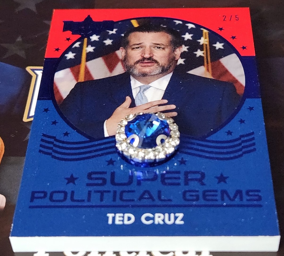 Ted Cruz 2020 Decision Super Political Gems Blue Foil 2/5 | eBay