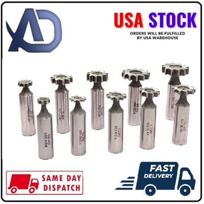 Machine Tools HSS Woodruff Keys T Slot Cutter Tool 1/2" Inch Straight ...