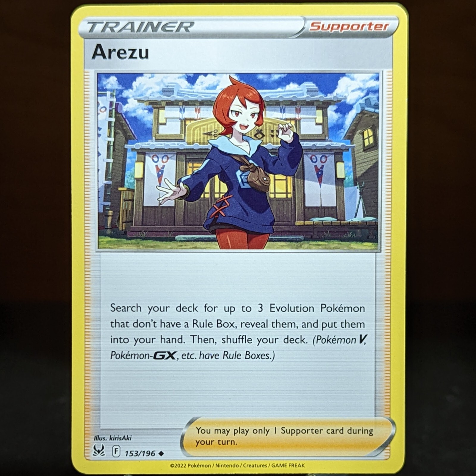 Arezu 153/196 NM Trainer Lost Origin Near Mint SWSH Pokemon TCG ...