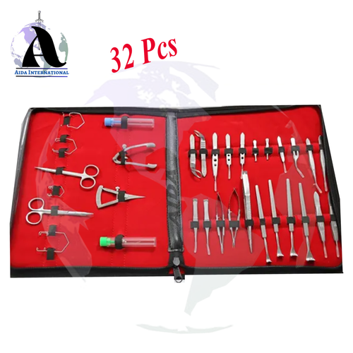 Stainless Steel 32 Pcs Ophthalmic Cataract Eye Instruments Set Kit | eBay