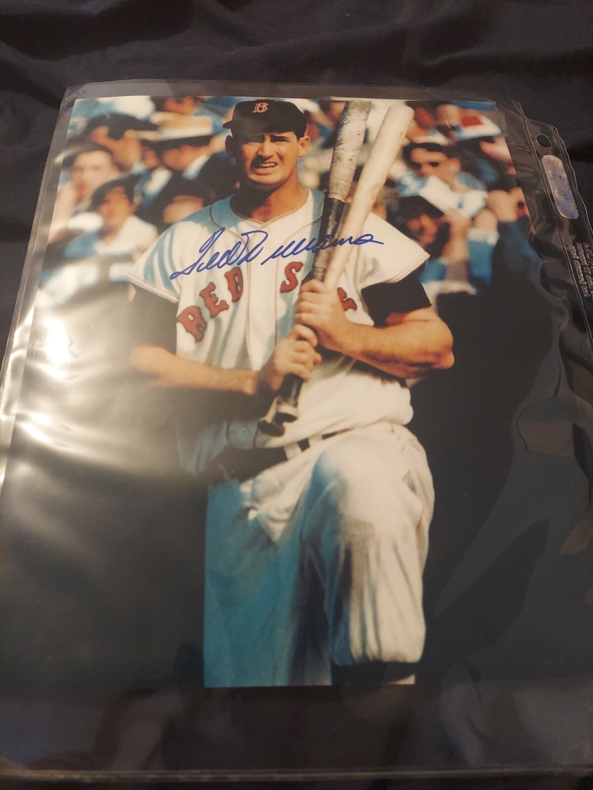 Ted Williams Autographed Sports Illustrated Photo W/COA | eBay