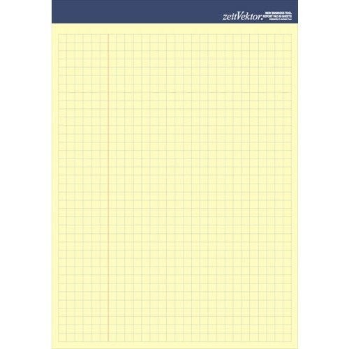 zeitVektor report paper A5 yellow paper ZVP385 ×5 | eBay