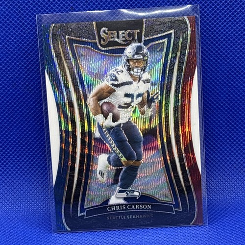 2024 Select Football Chris Carson Red,white And Blue Suite Level 106/ ...