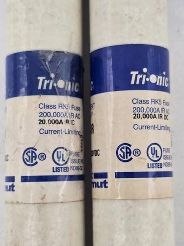 2PC Ferraz Shawmut TRS40R Trionic Fuse 40A 600VAC/300VDC Dual Element ...