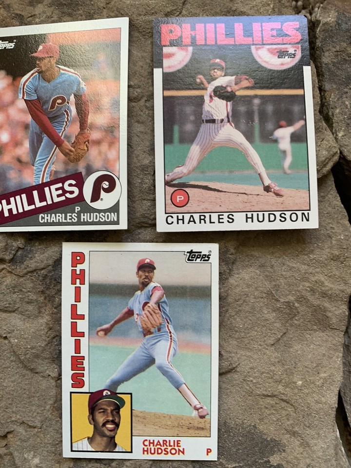 Charles Hudson Baseball Cards. Philadelphia Phillies. | eBay
