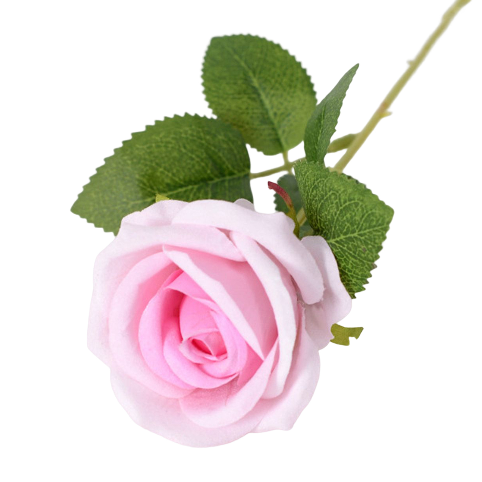 Fake Flower Decorative Long Lasting Single Branch Simulation Roses ...