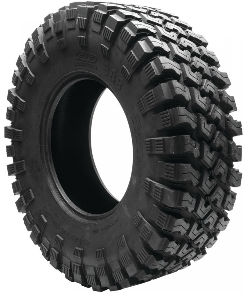 Kit 4 Quadboss QBT808 Tires 33x10-15 on Sedona Rift Black Narrow Wheels ...