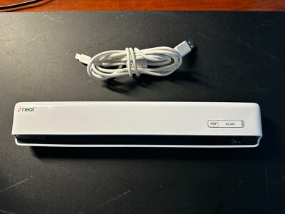 NEAT RECEIPTS MOBILE DESK SCANNER NM-1000 For MAC or PC w/ USB Cable ...
