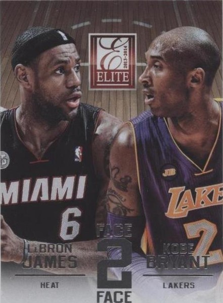 2013-14 Panini Elite - Face 2 Face #2 Kobe Bryant, LeBron James for ...