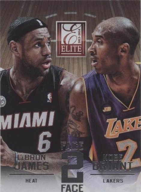 2013-14 Panini Elite - Face 2 Face #2 Kobe Bryant, LeBron James for ...