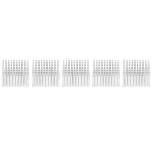 5PCS Aluminum Heat Sink Cooling Fin Radiator Cooler Fin For Fan PCB ...