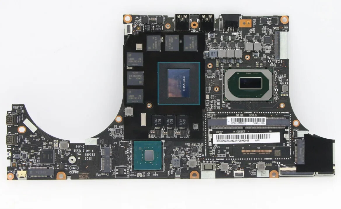 Lenovo Legion S7-15IMH5 Motherboard W/ CPU i7-10875H GPU RTX2060 6GB RAM 8G