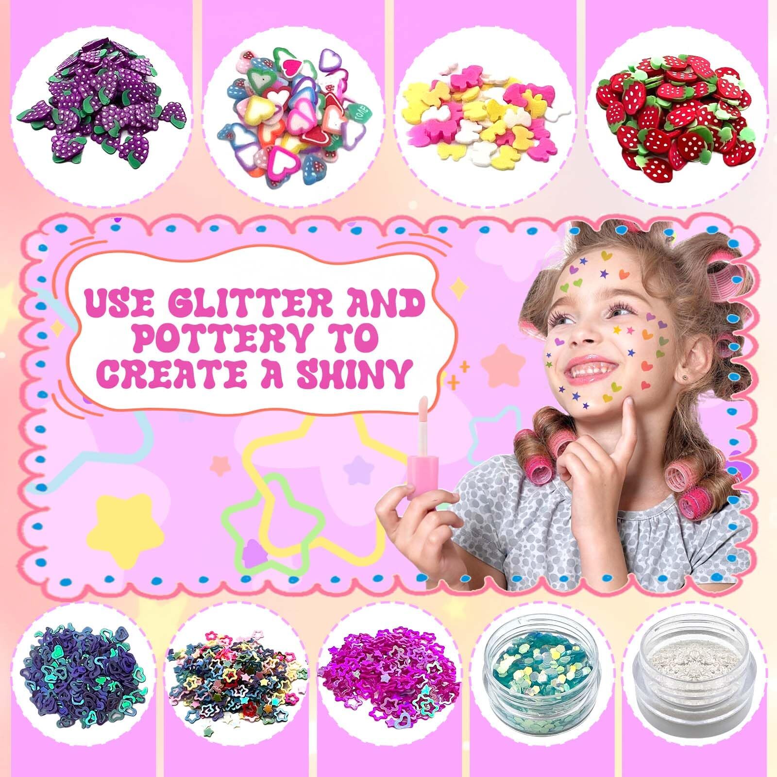 Lip Gloss Making Kit 70PCS Diy Lip Gloss Kit Beginner Lip Gloss Set ...