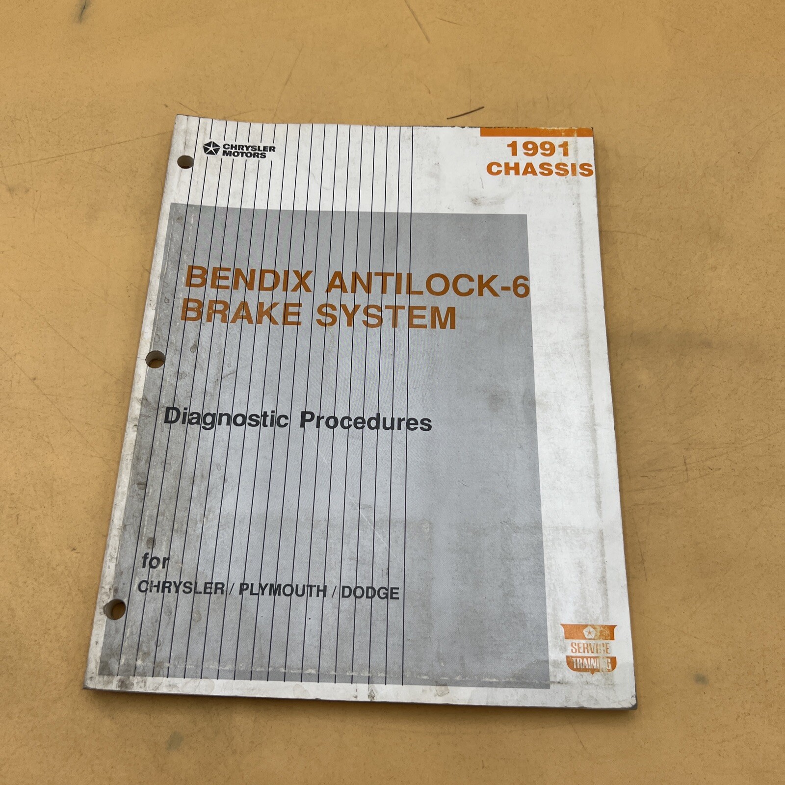 1991 Chrysler Plymouth Dodge Bendix Antilock-6 Brake System Chassis ...