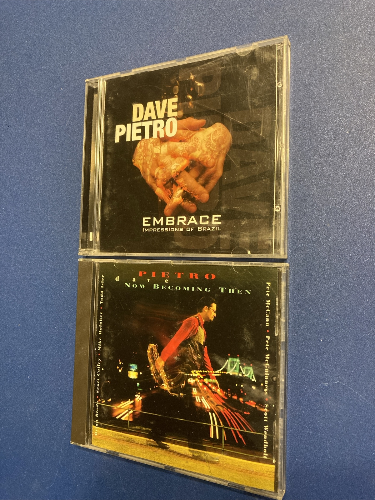 DAVE PIETRO 2 Rare CDs - Embrace (2004) & Now Becoming Then (1999 ...