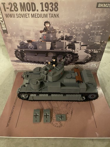 Brickmania WW2 Soviet Medium Tank T-28 MOD. 1938 BKM2519 | eBay
