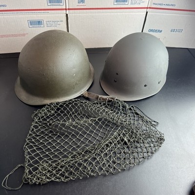 Vintage Vietnam War Era? US American Military Steel Pot Helmet With ...