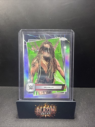 2025 WWE Topps Chrome Valhalla #179 Neon Green and Black Refractors | eBay