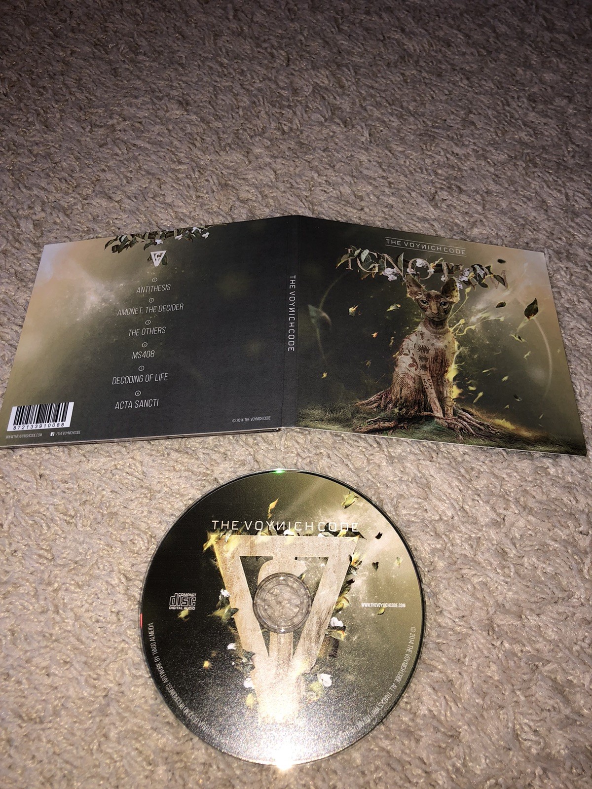 Ignotum By The Voynich Code CD EP RARE! DC A Night In Texas The Red ...