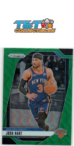 Josh Hart 2024-25 Panini Prizm Green #196 New York Knicks 18a | eBay