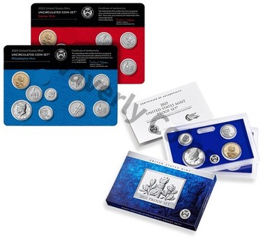 2025 US Mint Proof + Uncirculated Mint PDS Set NO PENNIES | eBay