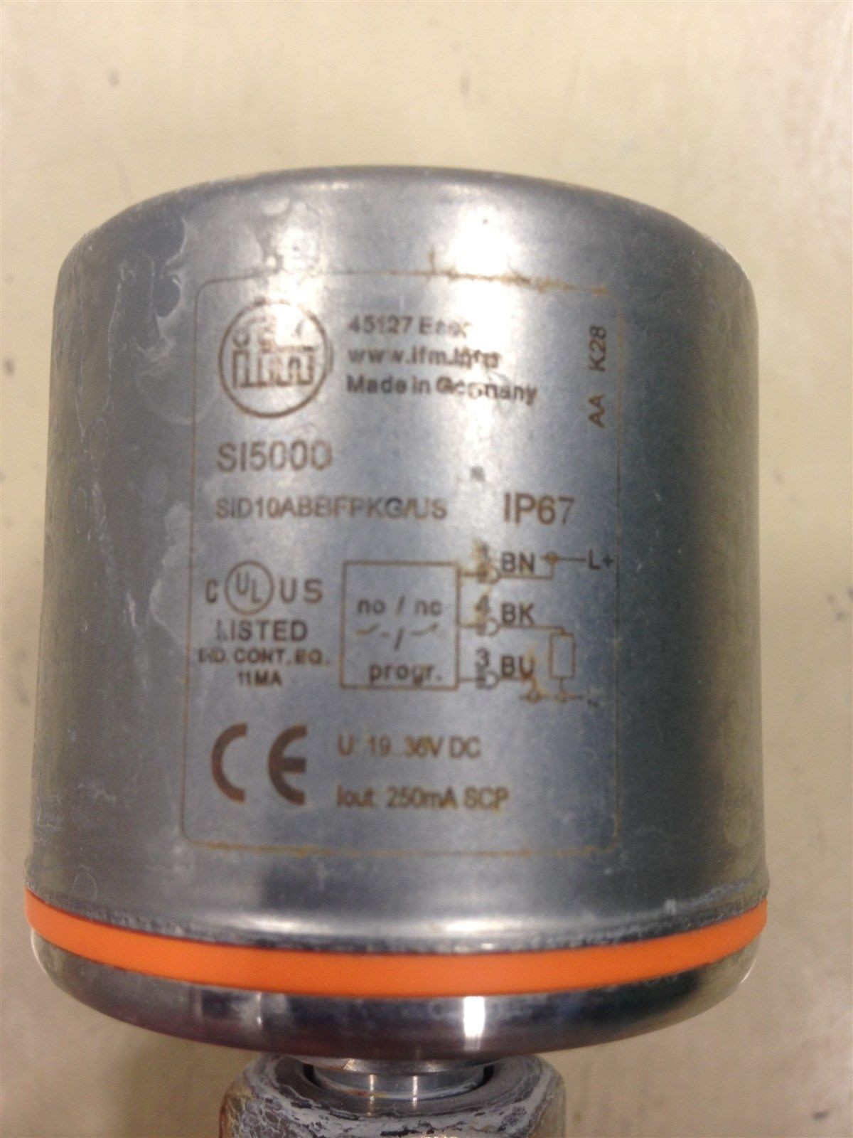 IFM SI5000 FLOW MONITOR USED SI 5000 S15000 (A16) V11-7 | eBay