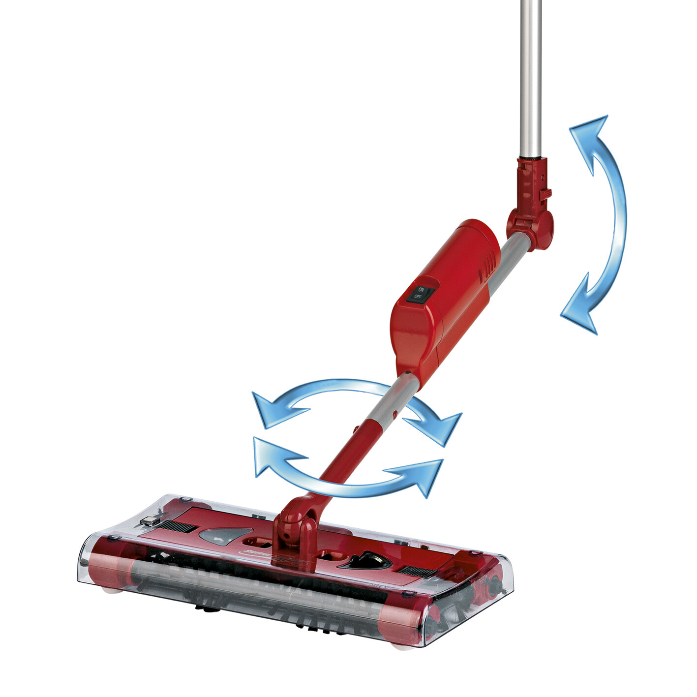 Akku-Besen Swivel Sweeper G2 - kabellos und wiederaufladbar rot | eBay