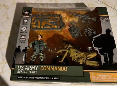 US Army Commando Rescue Force Play Sets Helicopter NEW SEALED | eBay