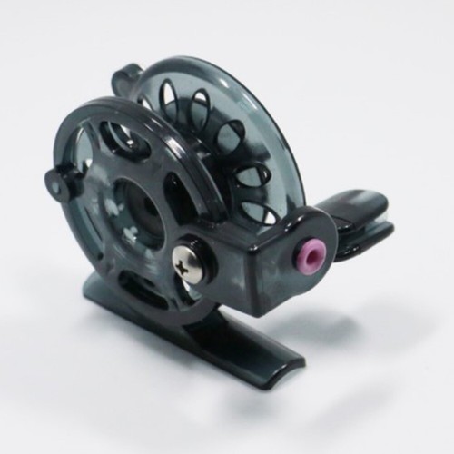 Fishing Reel Flywheel Portable Reel Reservoir Pond Tackle Gear Black ...