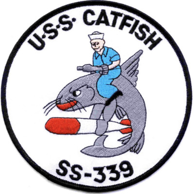 5" NAVY USS SS-339 CATFISH EMBROIDERED PATCH | eBay