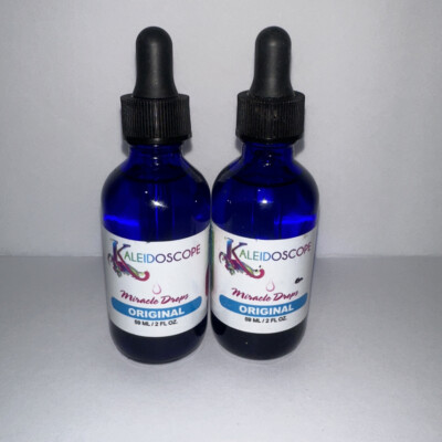 2X-Kaleidoscope Miracle Drops Natural Drug Free Hair Growth Oil, Women ...