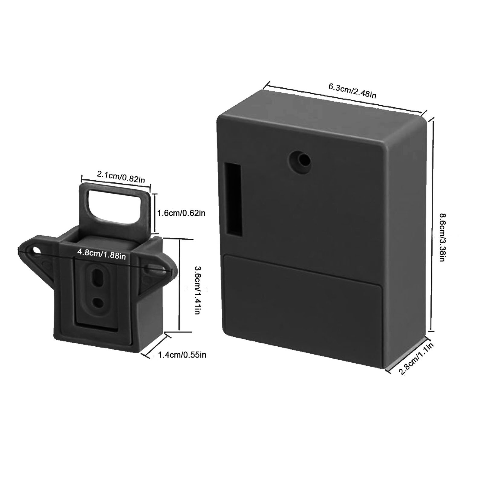 Electronic Cabinet Lock RFID Sensor Smart Drawer Security Keyless File ...