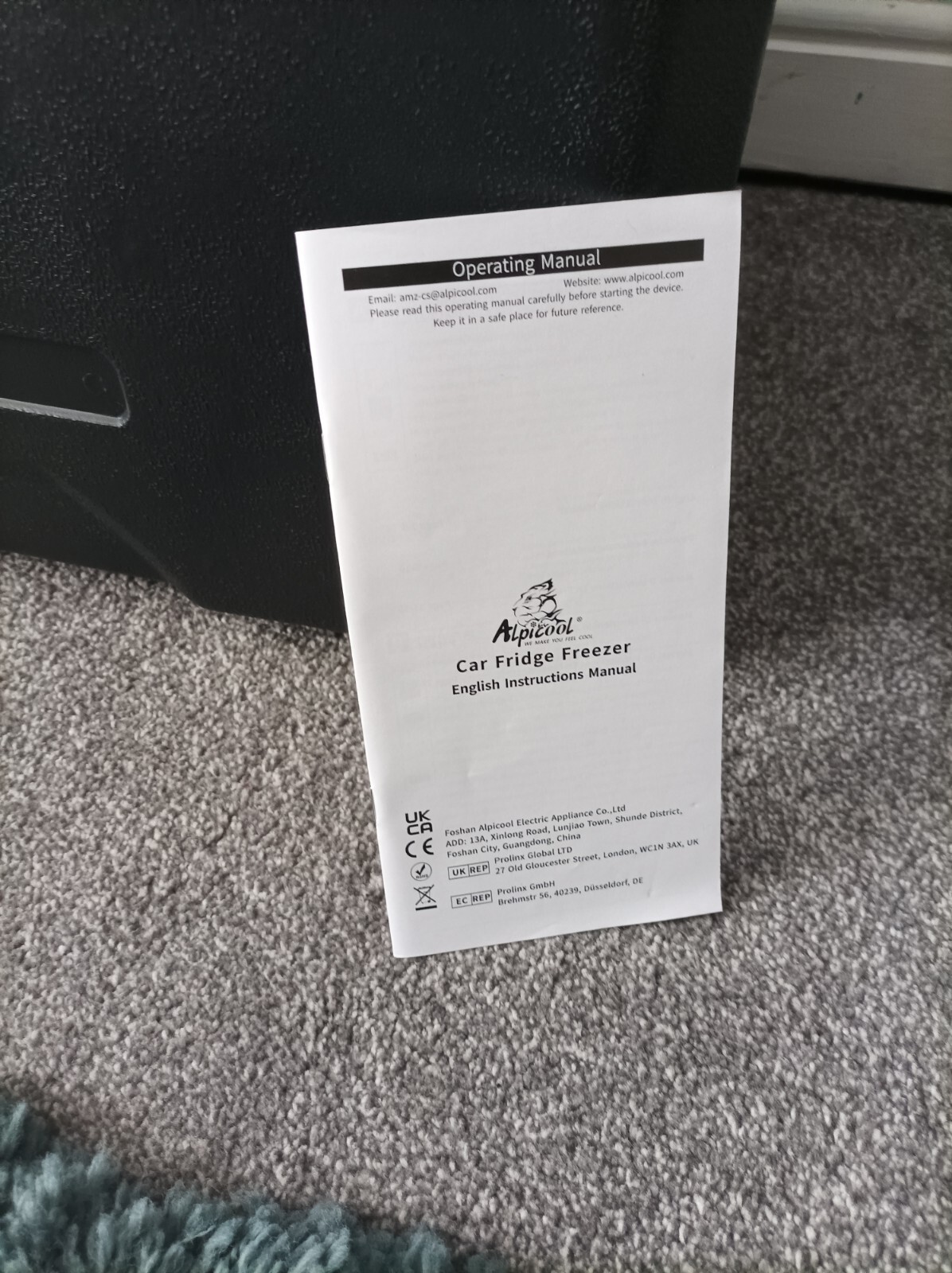 Alpicool 12/24V 50L Portable Fridge Freezer | Grelly UK